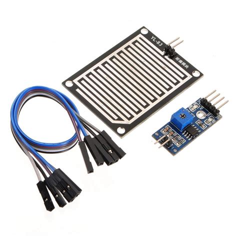 Raindrops Detection Sensor Modue Rain Module Weather Module Humidity For Arduno