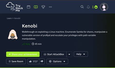 Tryhackme Kenobi Ctf Walkthrough Task 1 — Deploy The Vulnerable Machine By Precious Uche Eze