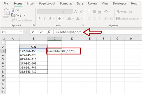How To Remove Dashes From An Ssn In Excel Spreadcheaters