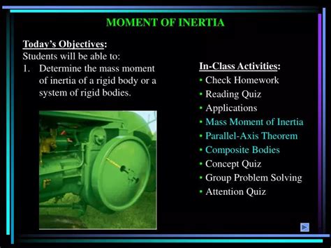 ppt moment of inertia powerpoint presentation free download id 1458583