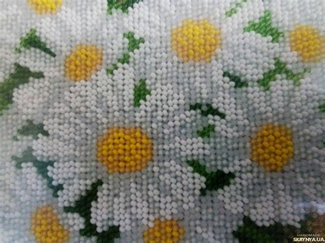 Купити Вишита картина Кошик з ромашками Skrynya Ua