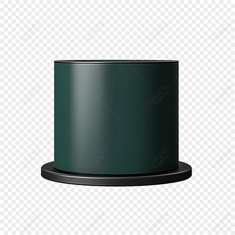 진한 녹색 실린더 연단 실린더 제품 연단사진관원형 연단 Png 일러스트 무료 다운로드 Lovepik