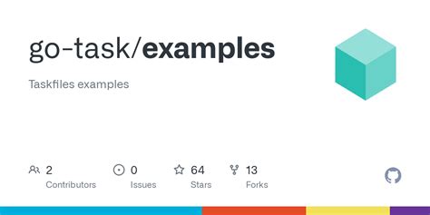 Github Go Task Examples Taskfiles Examples