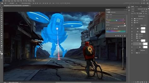 Cyber Drones Sci Fi Photo Manipulation Speed Art Photoshop Tutorial فتوشاپ نماشا