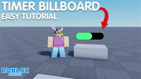 How to Make a Timer Progress Bar in Roblox Studio | Billboard GUI Scripting Tutorial - YouTube