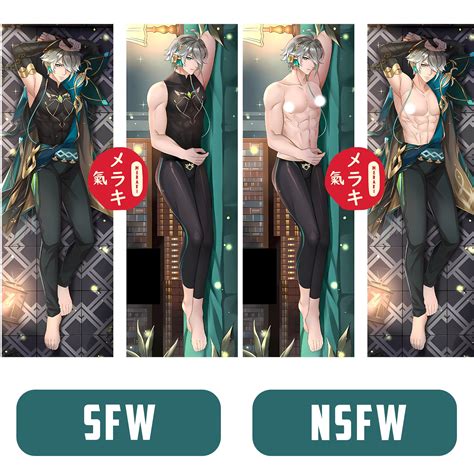 Alhaitham Nsfw Body Pillow Cover Genshin Impact Pillow Etsy