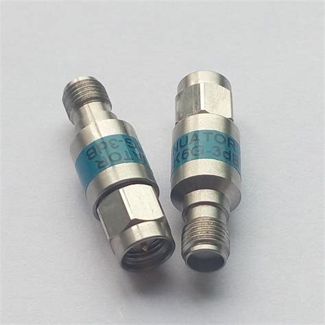 Stainless Steel 2w Sma Jk Rf Fixed Attenuator 6g 8g 13g 18g 1 60db Rf Attenuator