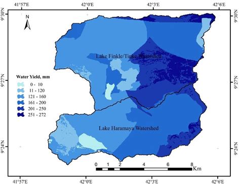 8 Spatial Variation In Water Yield 442 Artificial Water Abstraction Download Scientific Diagram