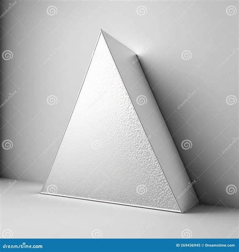 abstract modern background glittering silver triangle with a pointed