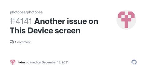 Another Issue On This Device Screen · Issue 4141 · Photopeaphotopea