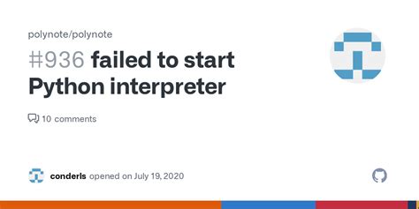 Failed To Start Python Interpreter · Issue 936 · Polynotepolynote
