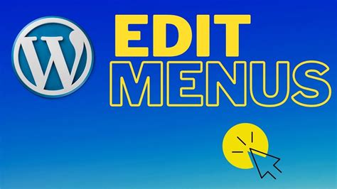 How To Add A Page To The Menu In Wordpress Easy Header Menu Submenu Footer Menu Youtube