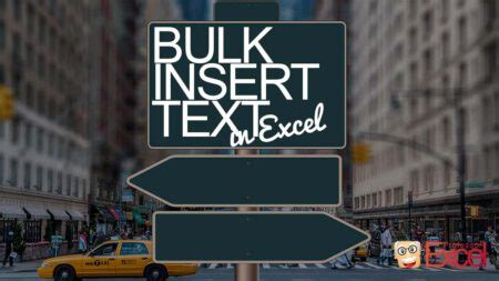 Bulk Insert Text How To Add Text To Many Existing Excel Cells At Once