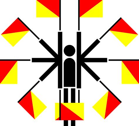Naval Semaphore Flag Positions Clip Art 112269 Free Svg Download 4