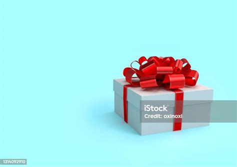 빨간색 활 3d 렌더링 시안 배경이 있는 선물 0명에 대한 스톡 사진 및 기타 이미지 0명 공란 구매 Istock