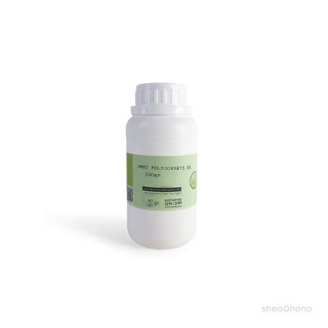 Polysorbate 80 Nguyên Liệu Mỹ Phẩm Sheaghana