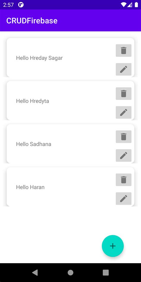 Github Hredaythedevfirebase Crud Using Recyclerview Crud Operation