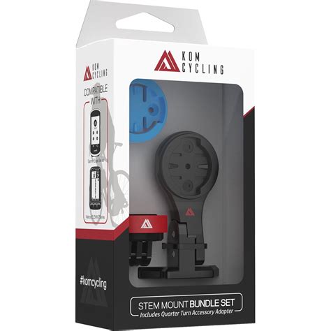 Kom Cycling Stem Computer Mount With Quick Release Gopro Mount Men