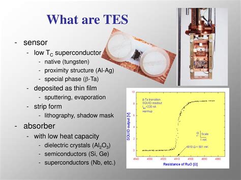 Ppt Superconducting Transition Edge Sensors And Topological Defects