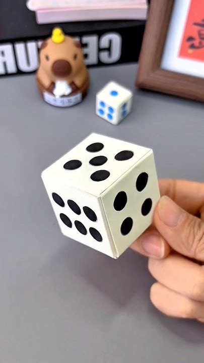 Diy Paper Dice Cube Diy Youtube
