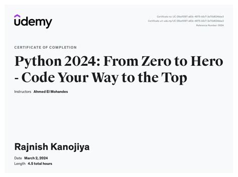 Rajnish Kanojiya On Linkedin Python Udemy