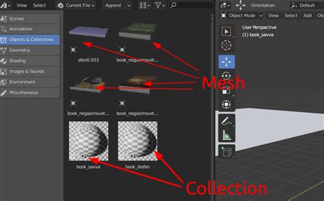 blender 3 asset browser when i mark as an asset a mesh it appears