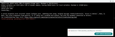Help With ESP 32 Weird Display Of Ports General Discussion Arduino Forum
