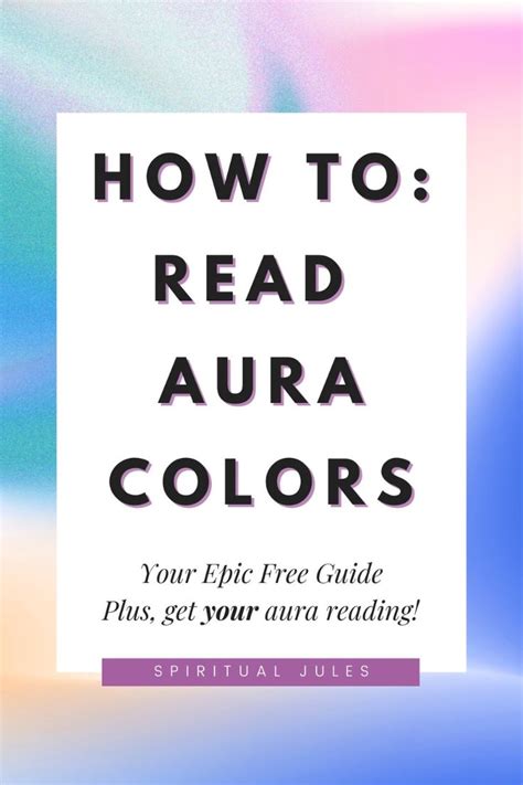 How to Read Aura Colors | Aura reading, Aura healing, Aura