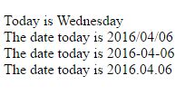 PHP Date And Time SourceCodester