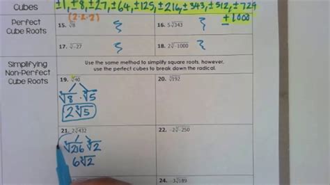 Lesson Simplify Cube Root Part YouTube