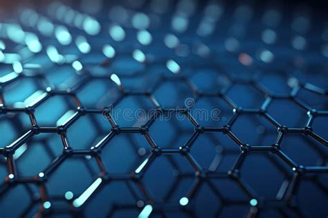 Graphene Molecular Grid Stock Illustration Illustration Of Material 286890996