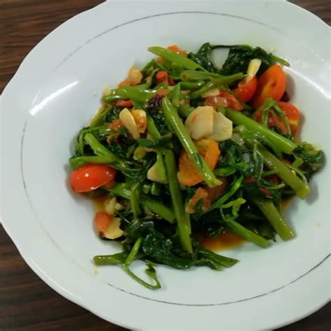 Malaysian Style Spicy Kangkung Stir Fry Youtube
