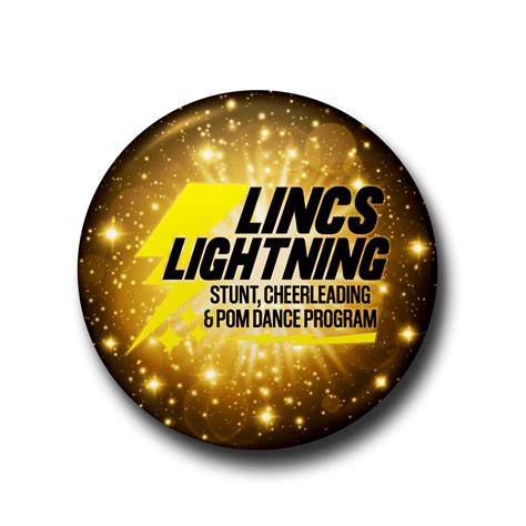 Lincs Lightning Pin Badge I Love Cheer® Lincs Lightning Pin Badge I Love Cheer®