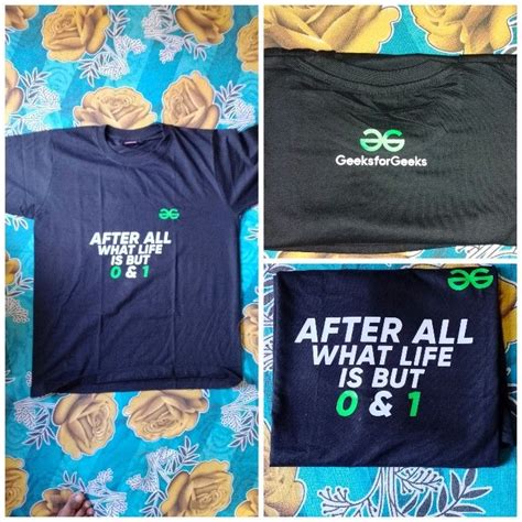 susavan mondal on linkedin gfg potd goodies gfg swags tshirt