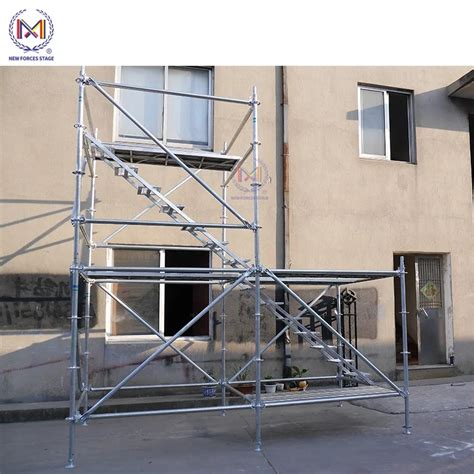 Main Frame Scaffolding Tubular Steel Frame Scaffolding For Formwork