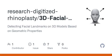 Github Research Digitized Rhinoplasty 3d Facial Landmark Detection