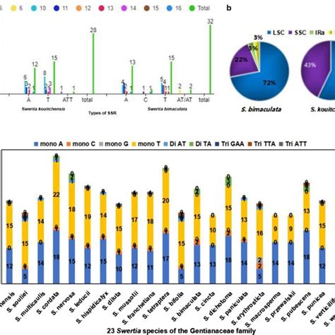 Microsatellite Repeats In The Chloroplast Genomes Of 23 Swertia Download Scientific Diagram