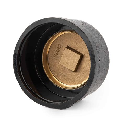 Cleanout With Brass Plug Hofen Drain