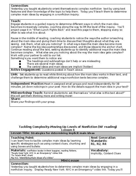 Tc Reading Tackling Text Complexity Lessons 1 9 Tpt