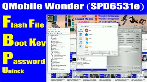 QMobile Wonder SPD E Flash File Boot Key And Password Unlock Miracle YouTube