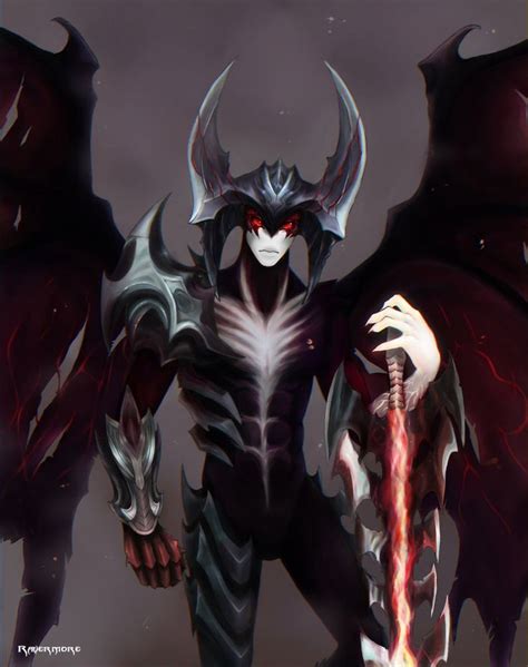 League Of Legends Aatrox By Ravermore On Deviantart Lol League Of