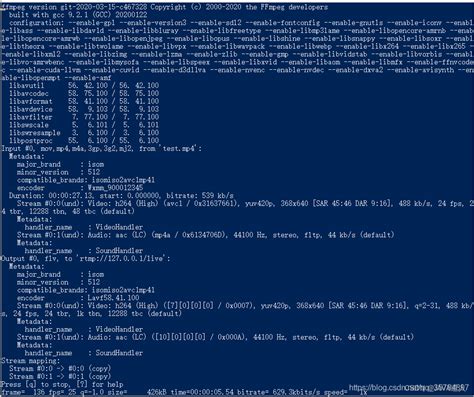 使用nginx进行rtmp直播推流拉流nginx Rtmp 命令java道人的博客 Csdn博客