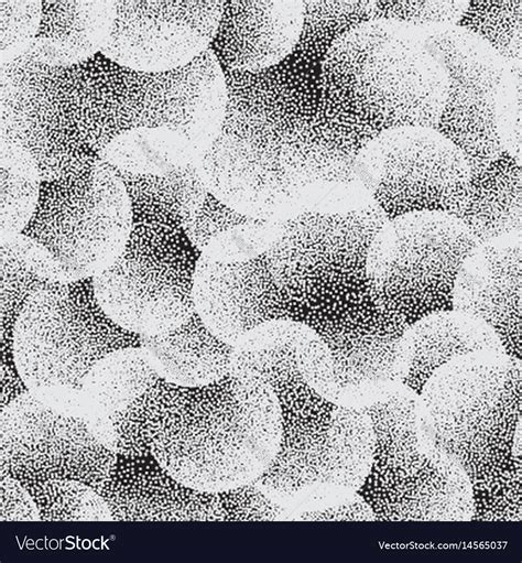 Abstract Stippled Weird Seamless Pattern Vector Image