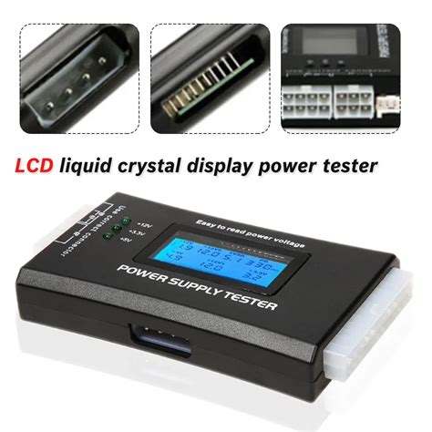 Aliexpress Com Buy 1PCS Digital LCD Power Supply Tester Multifunction Computer 20 24 Pin LCD