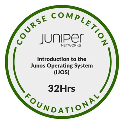 Introduction To The Junos Operating System Ijos Credly