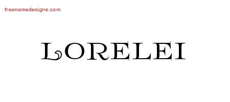 Lorelei Archives Free Name Designs