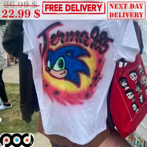 Sonic The Hedgehog Jerma 985 Shirt I Love My Wife Cool Outfits Shirts