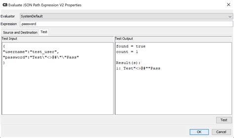 Json Validation Issues Especially When A Password Has Double Quotes In
