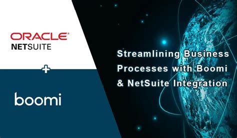 Boomi Netsuite Integration Boomi Netsuite Connector