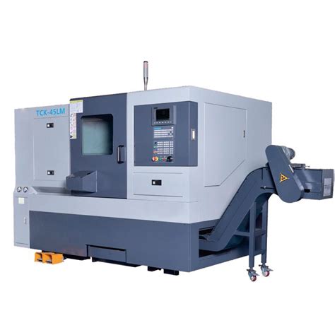 Horizontal Economical Linear Guide Rail Gang Tool CNC Mini Lathe